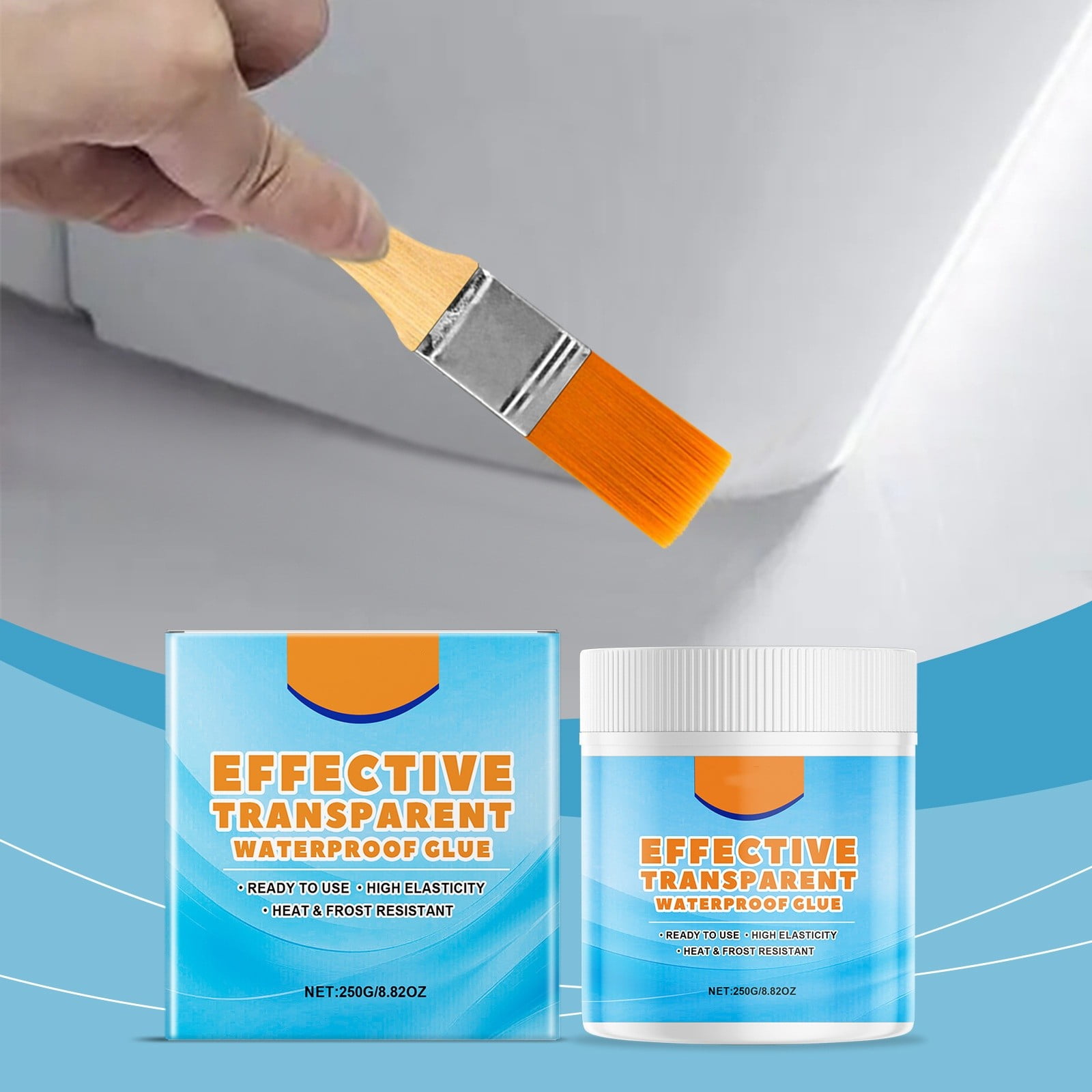 SGJHEQ Transparent Glue Bathroom Exterior Wall Leak Material Bathroom ...