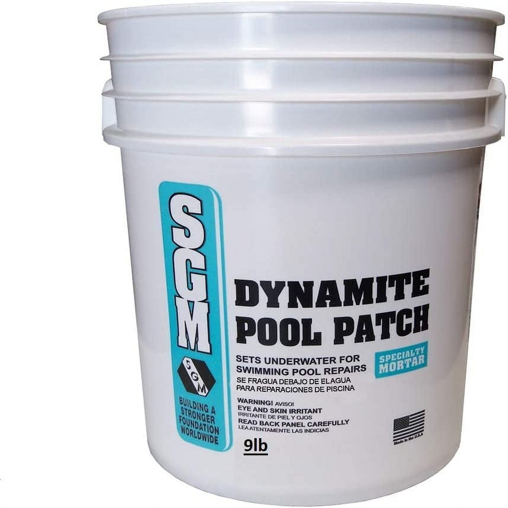SGM Pool Patch Plaster Repair for Swimming Pool White 9-lbs - Walmart.com
