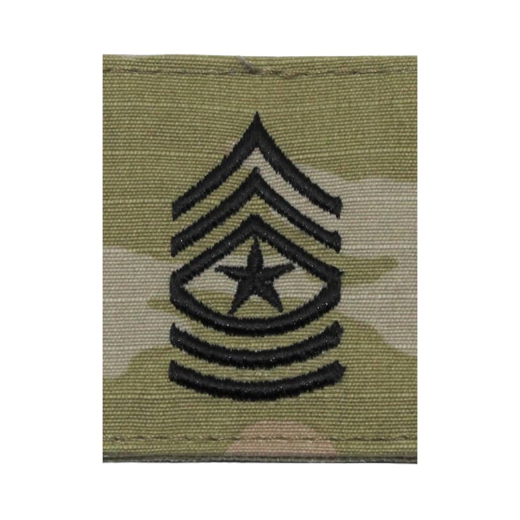 SGM Sergeant Major Rank OCP Gore-Tex Slide-On Patch - Walmart.com