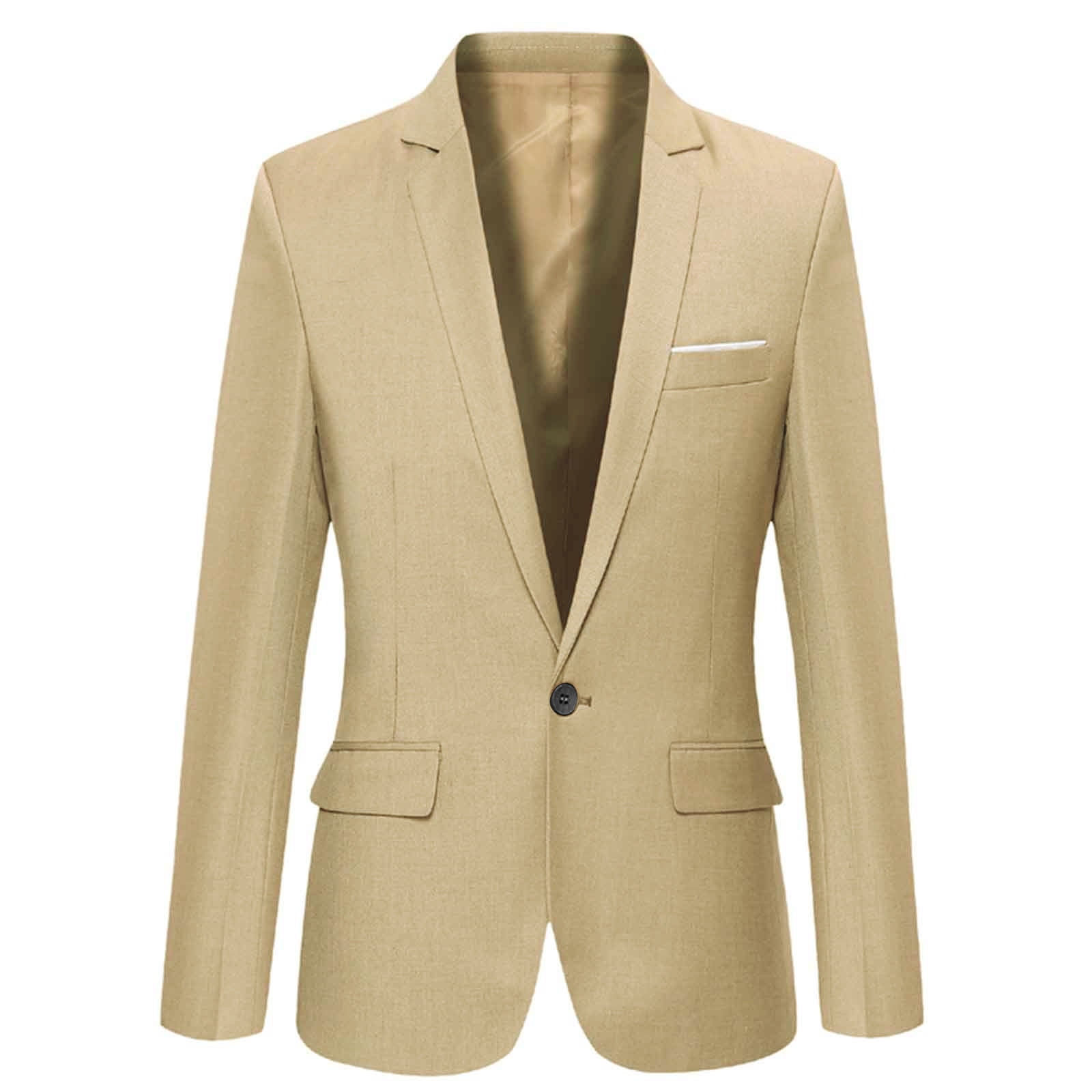 SGMVNU Boys Blazer Suit Jackets Casual Long Sleeve Open Front Kids ...