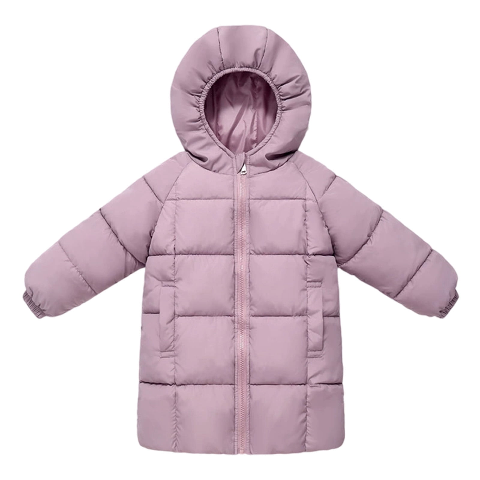 SGMVNU Girls and Boys Winter Warm Down Jacket Long Puffer Coat Hooded ...