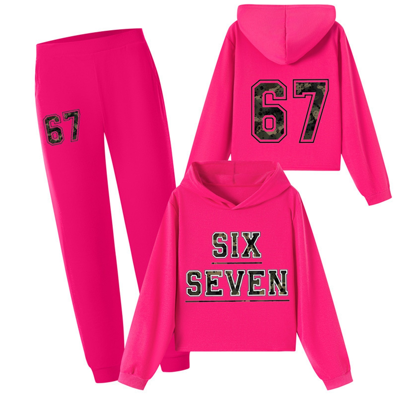 SGMVNU Girls Pant Sets 2 Piece Sets for Boys 7/8 Fashion Hoodie and ...