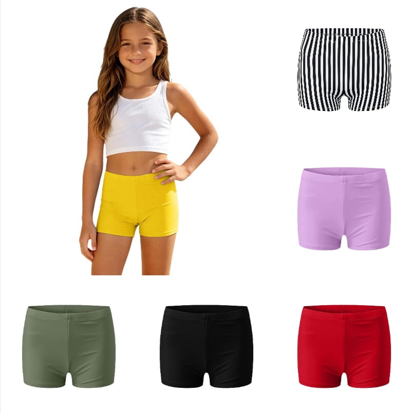 SGMVNU Girls Swim Shorts, Rash Guard Swimming Bottoms Boyshort Summer ...
