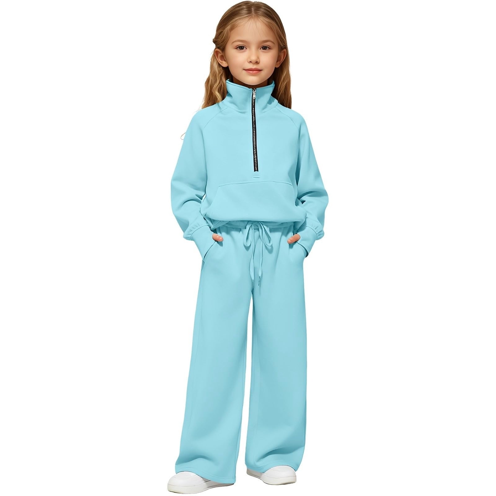 SGMVNU Girls Tracksuit Set 2 Piece Sets for Boys 8-10 Casual Two Piece ...