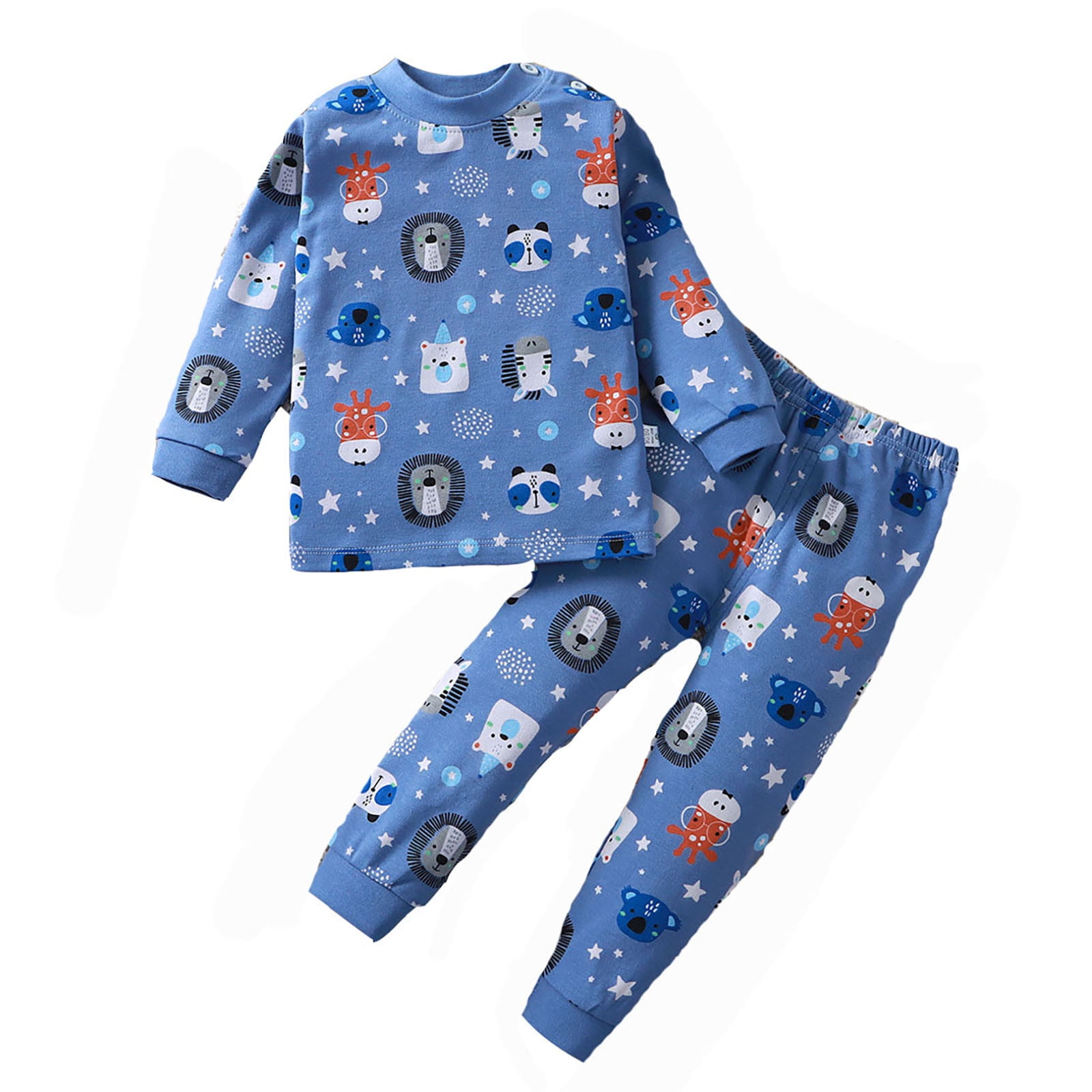 SGMVNU Kids Boys Pajamas Toddler Boys Children Cute Long Sleeve Pajama ...