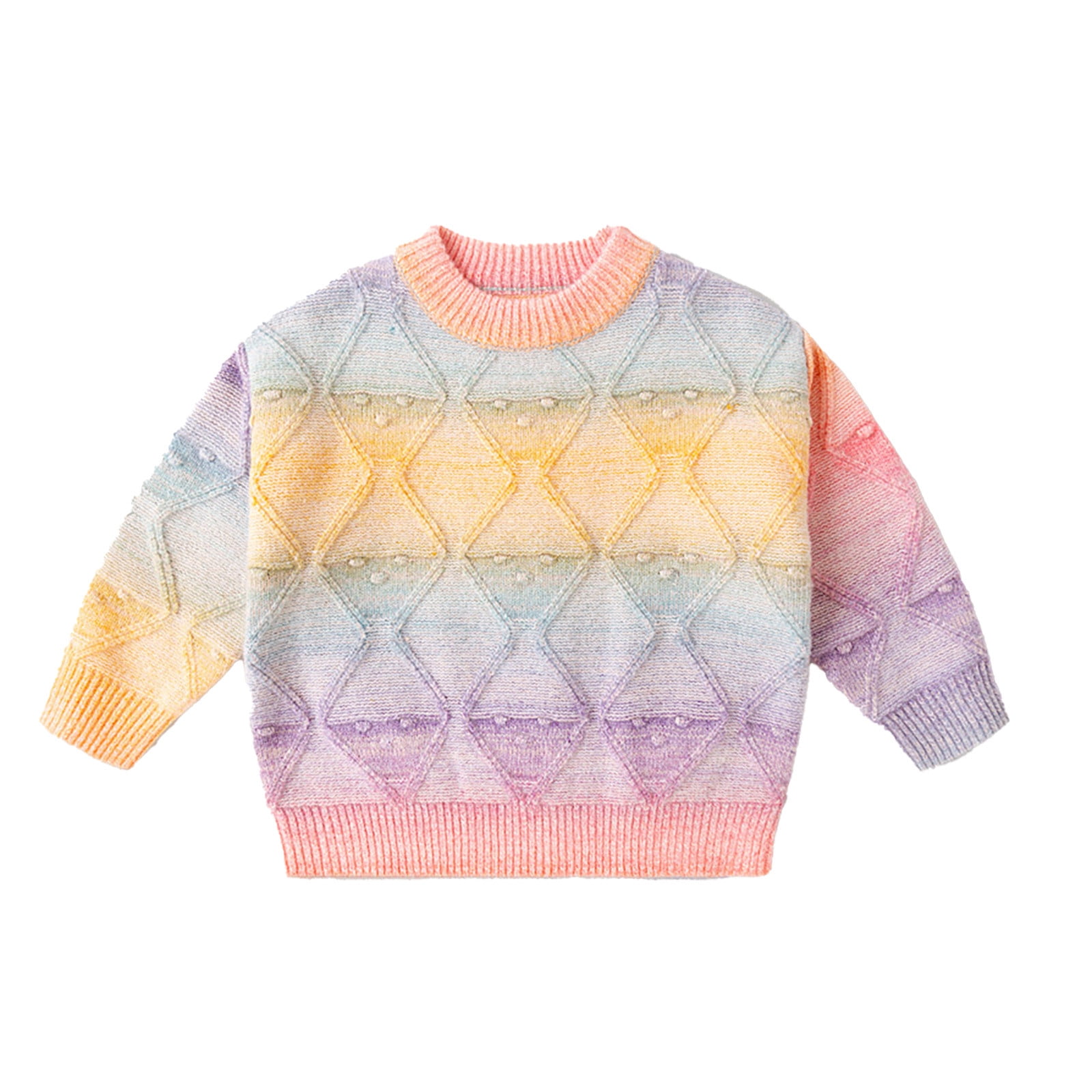 SGMVNU Sweaters for Boys Girls - Gradient Knitwear Sweater, Autumn ...