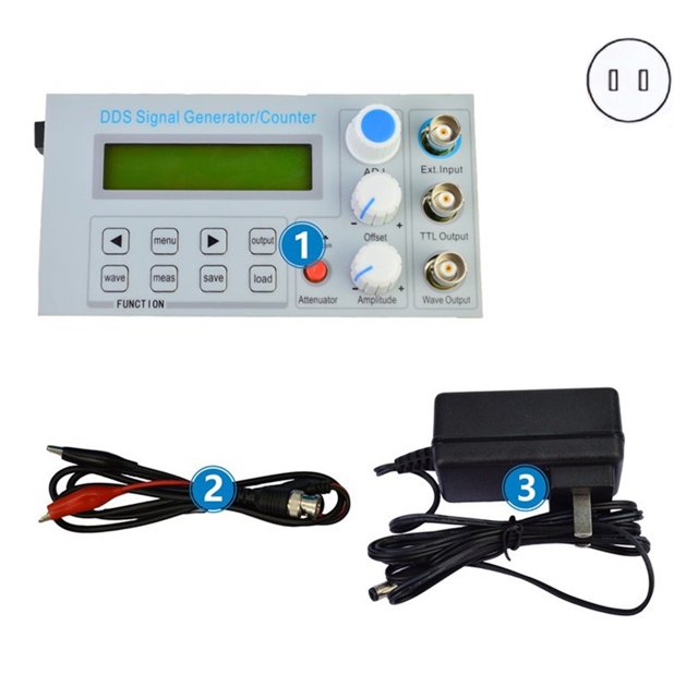 Sgp1010s Embedded Panel Dds Function Signal Generator Frequency Counter 10mhz