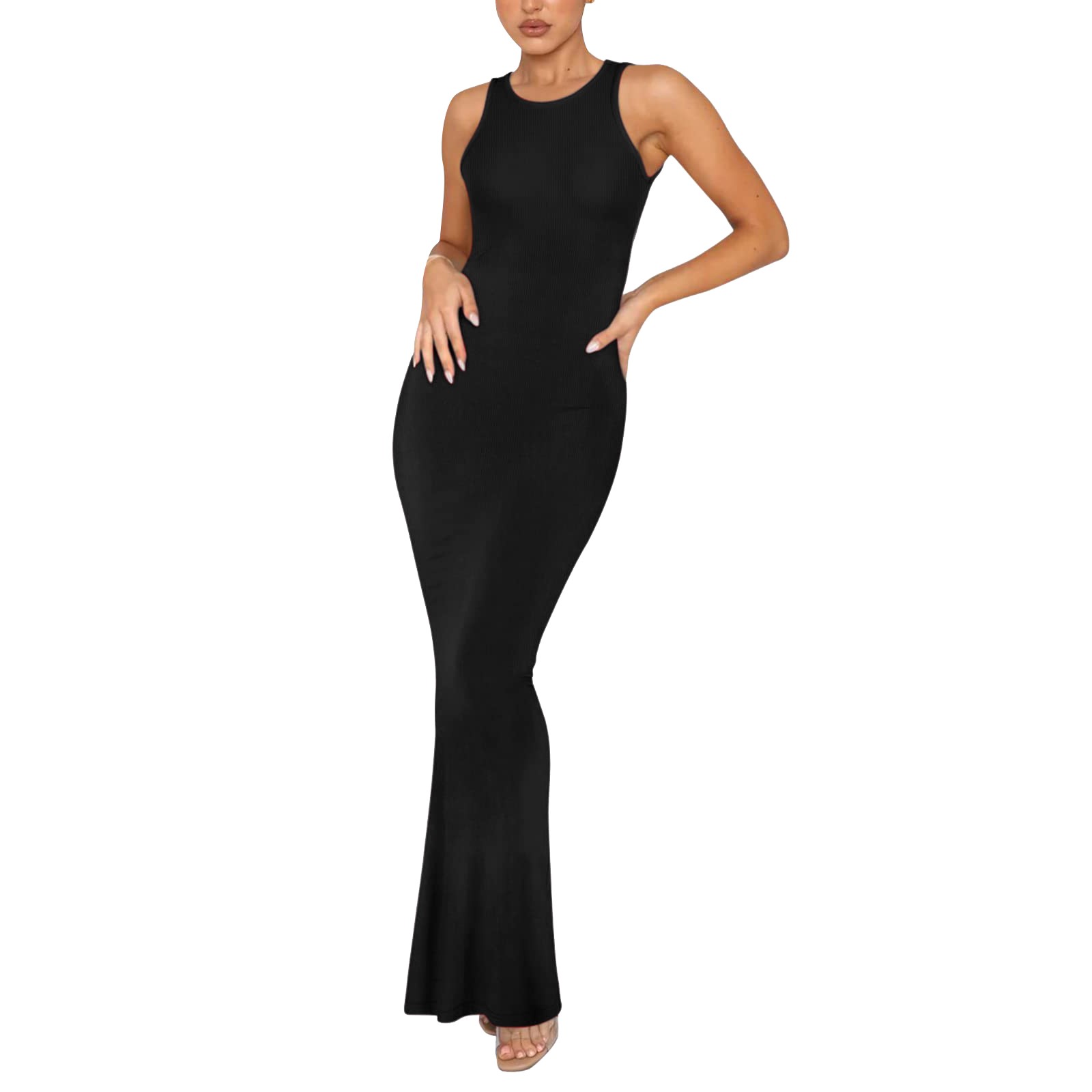 SGQSRQJ Business Casual Dress For Women Lady Bodycon Maxi Gown 2023 ...