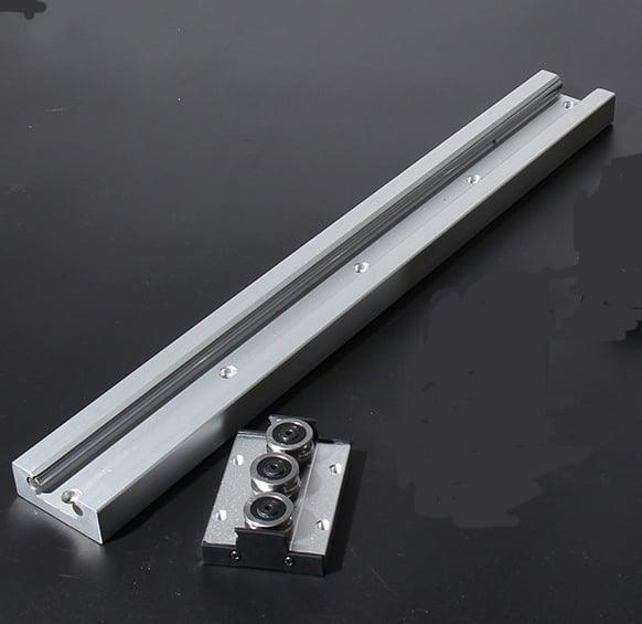 SGR20 4' feet Compact Linear Motion Guide Rail 4 Feet Long + SGB20UU-3 Bearing Block - Walmart.com