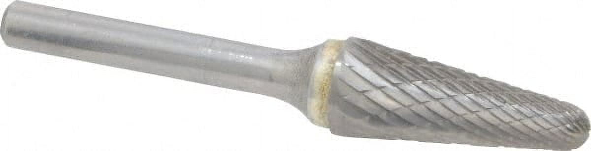 SGS Pro 15253 SL-4, 1/2" Cut Diam, 1/4" Shank, Carbide Double Cut Taper ...