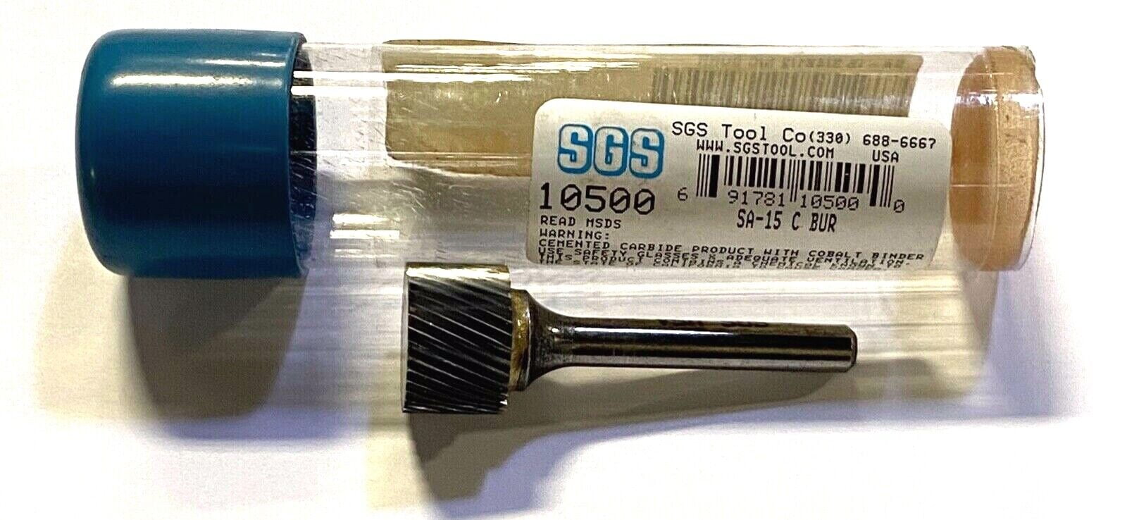 SGS Tool 3/4" Solid Carbide Burr SA-15 Cylindrical Flat End USA Made ...
