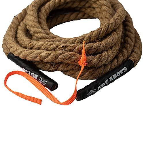 SGT KNOTS I Soft Natural 4Ply Durable Jute Tug of War Rope I Rugged All ...