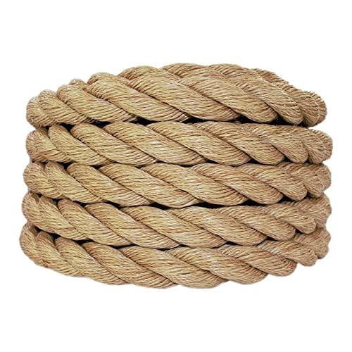 SGT KNOTS Twisted Polypropylene 'UnManila' Rope - Tan, 1.5" x 50ft ...