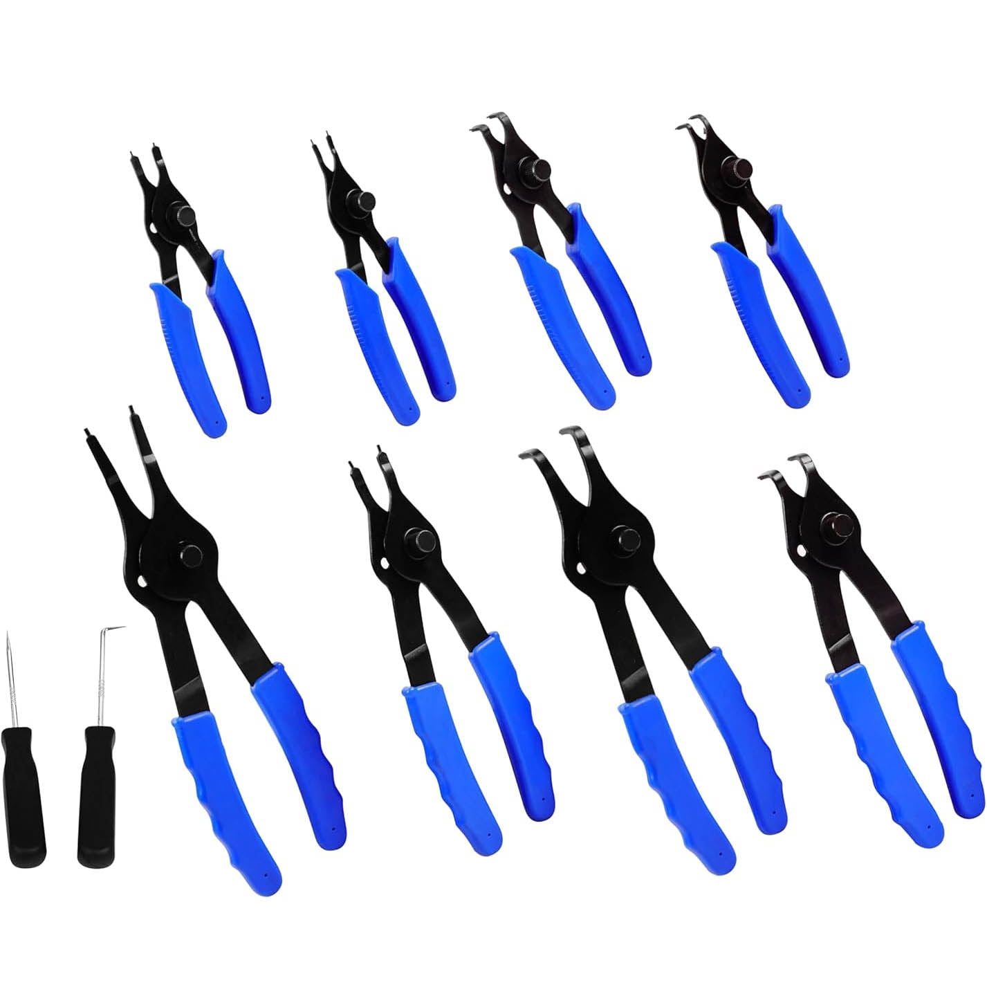 SGT Snap Ring Pliers Set, Snap Ring and Circlip Removal Tool with Bent ...