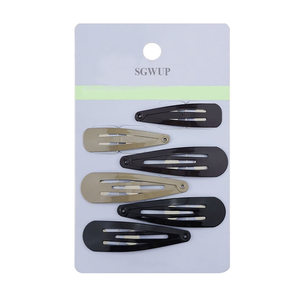 SGWUP Hair pins, Hair Barrettes For Women No Slips Metal Snap Hair ...