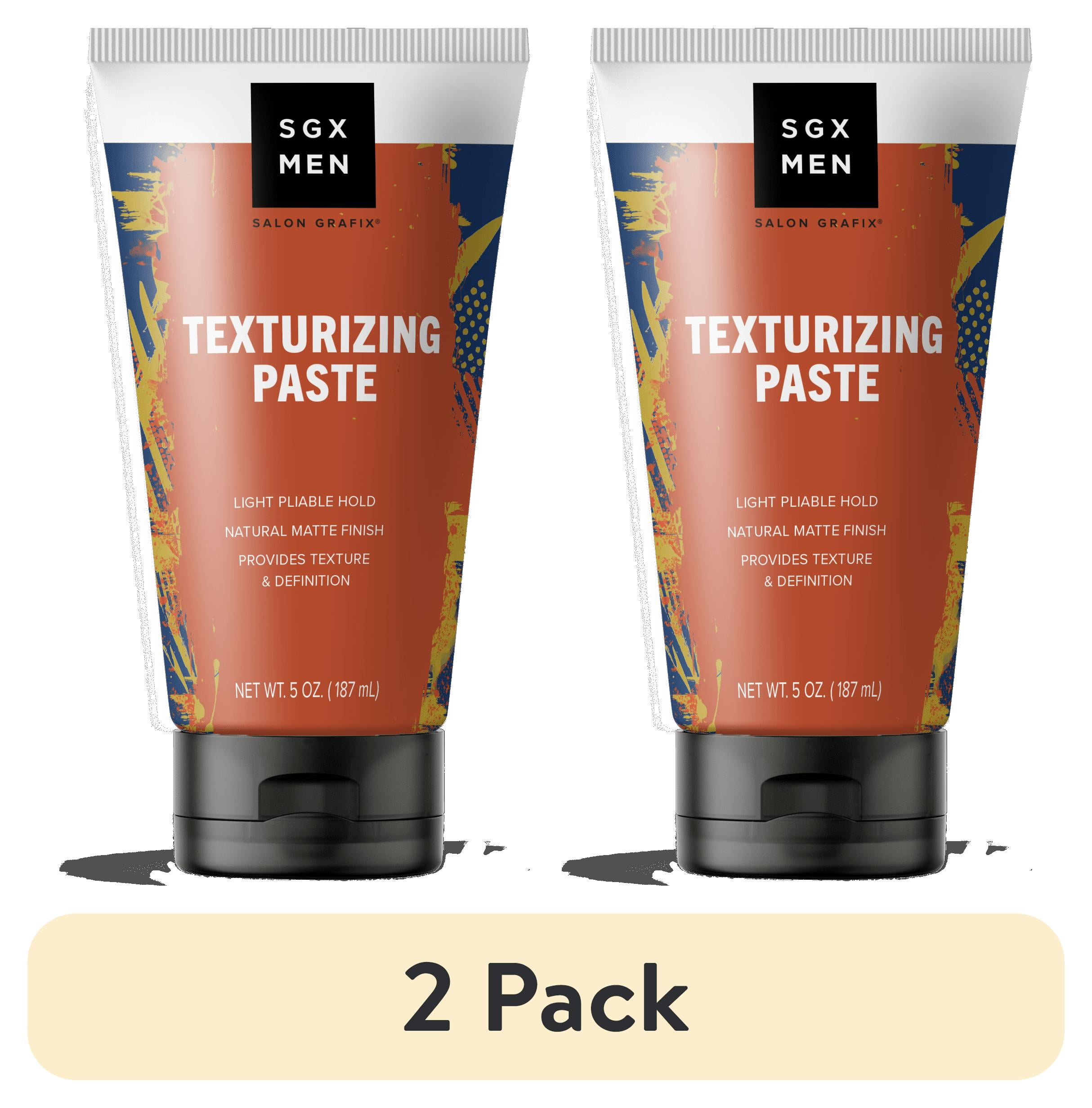 (2 pack) SGX NYC Men's Texturizing Paste, for All Hair Types, Light ...