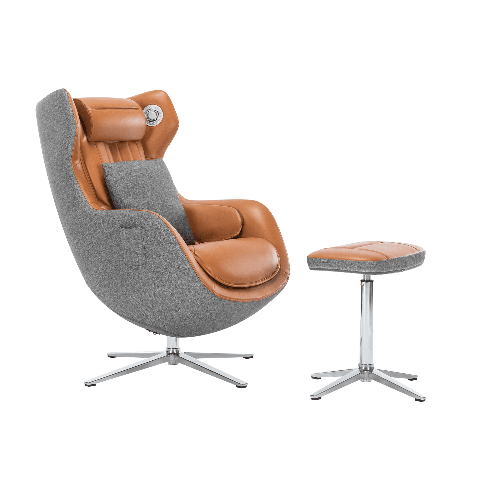 SGorri Classic Massage Chair with Ottoman, Back Massage Recliner Chair ...