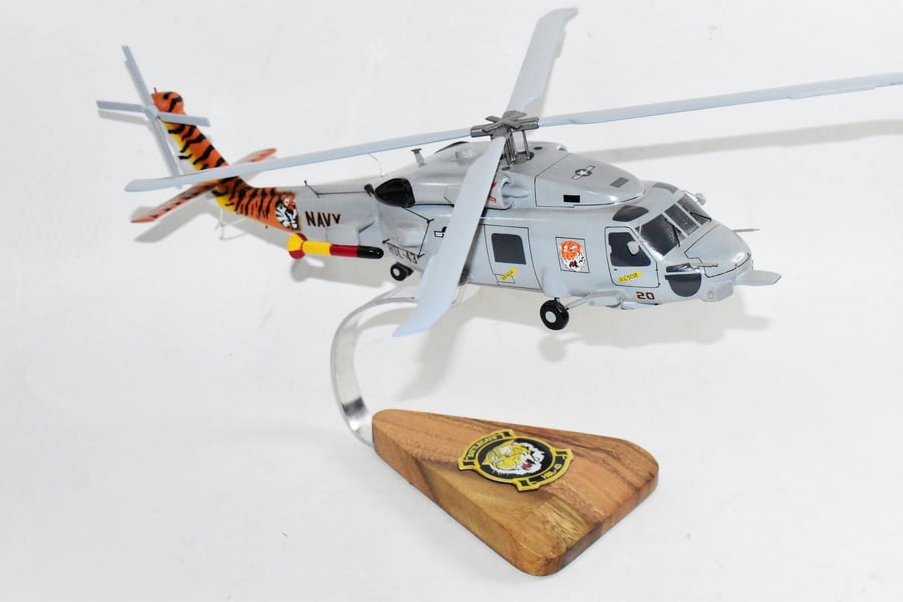 SH-60B, HSL-43 Battlecats (2009),16" Mahogany Scale Model - Walmart.com