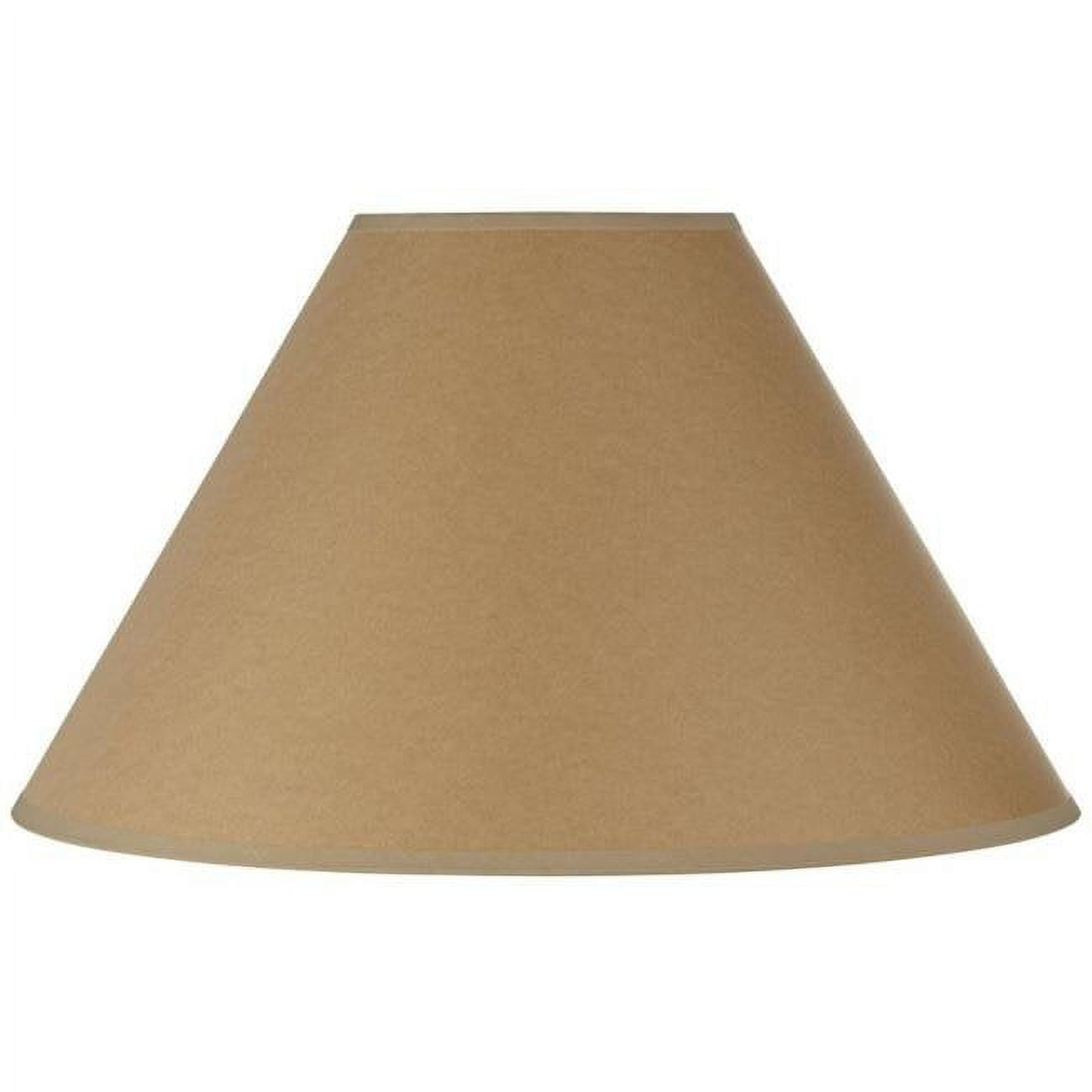 SH-8109-15-KF 15 in. Vertical Basic Coolie Linen Hardback Shade, Kraft ...