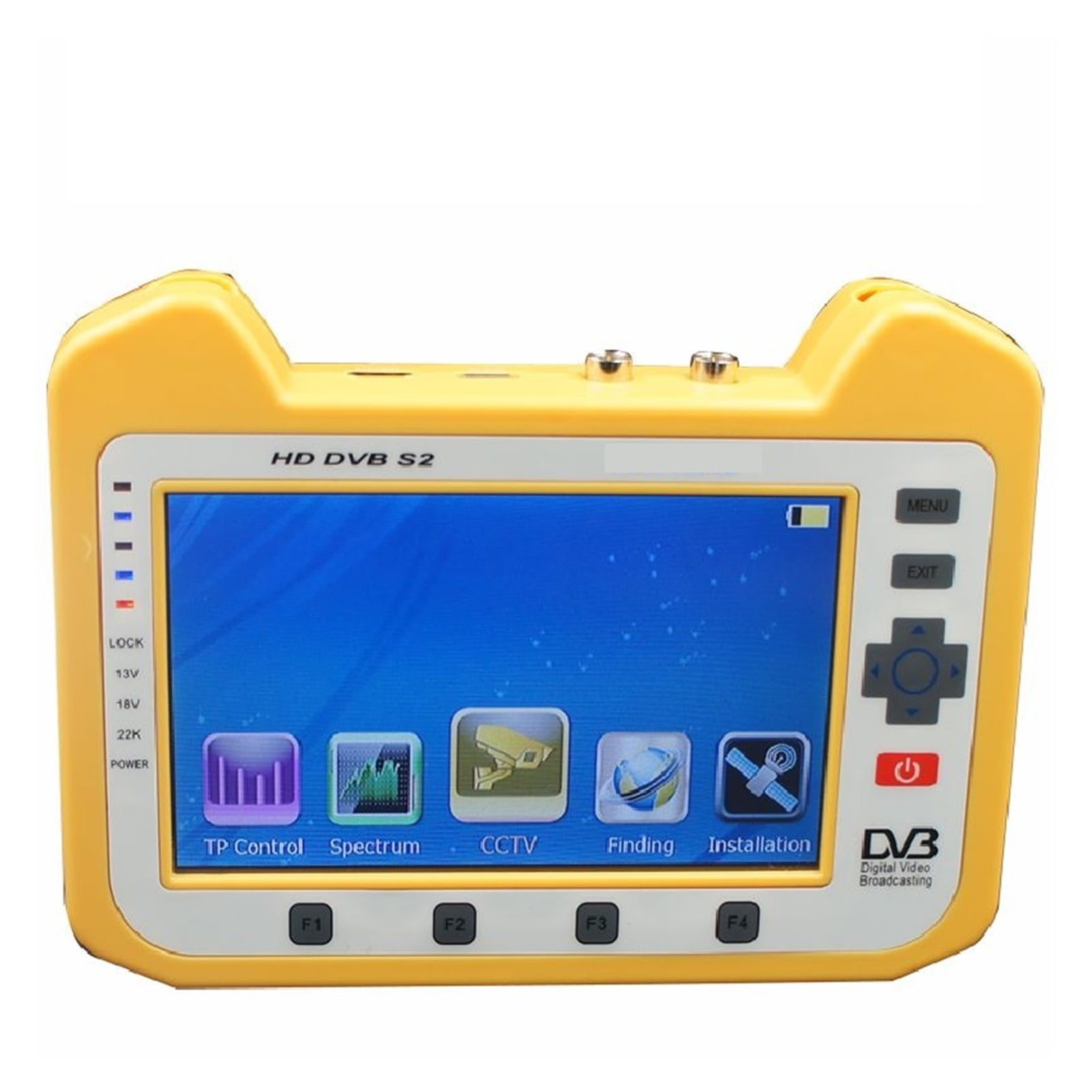 SH-900HD DVB-S2 Digital Satellite Finder Meter 7inch DVB-S2 Support ...