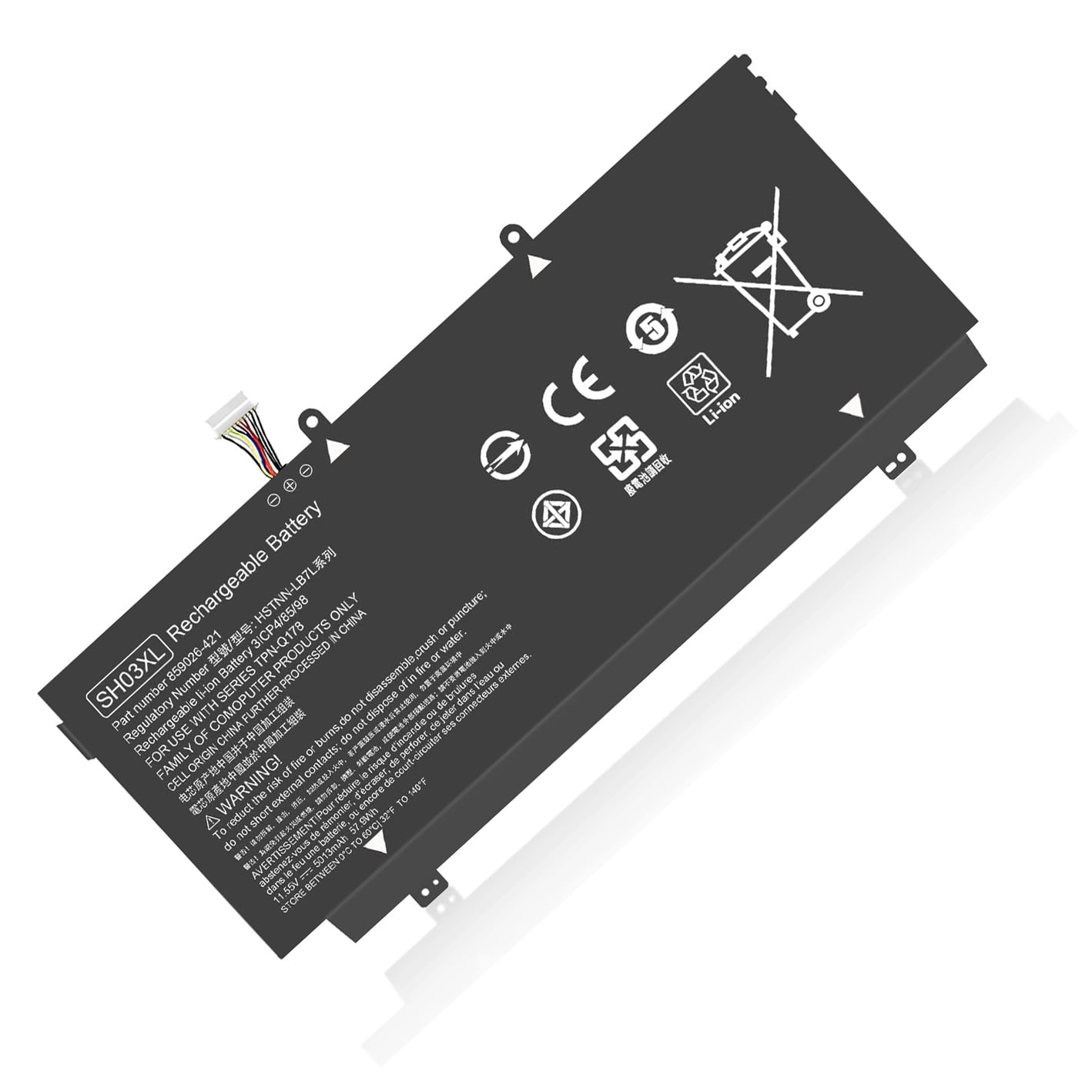 SH03XL 859356-855 Battery for HP Spectre X360 13-AC0XX 13-AC023DX 13 ...