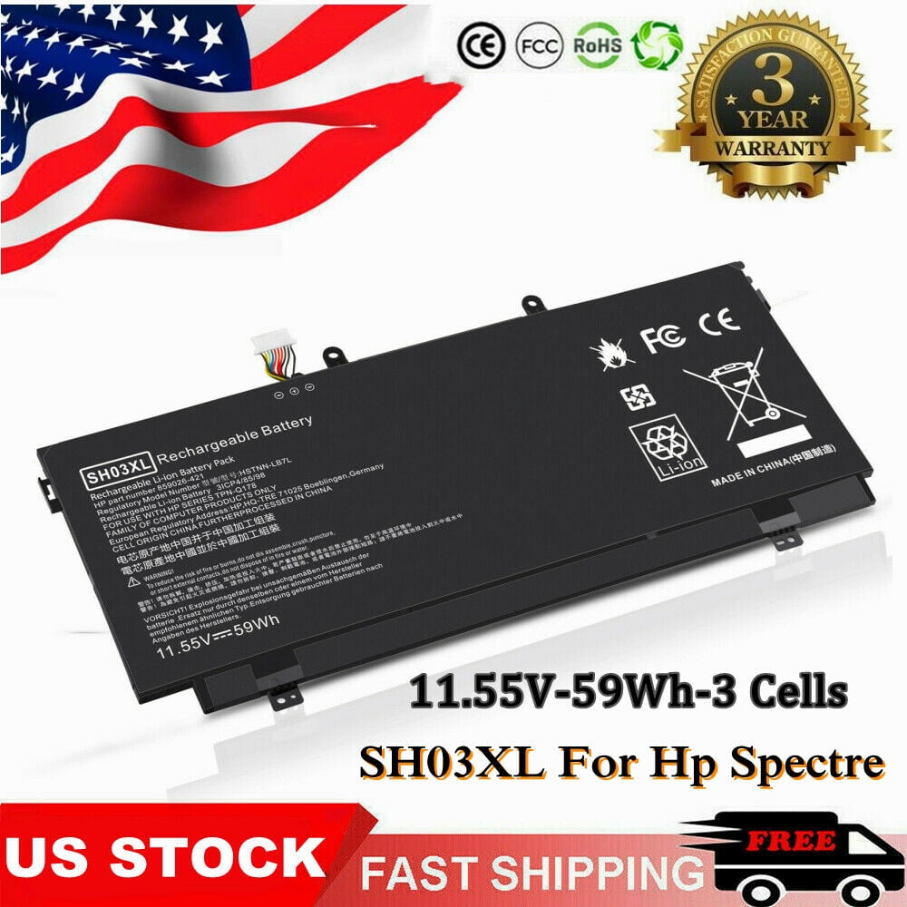 SH03XL Battery for HP Spectre X360 859026-421 859356-855 TPN-Q178 HSTNN ...