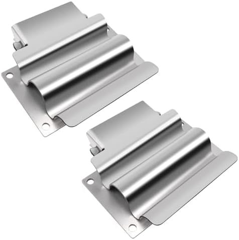 SH675SS 2 Pack Stainless Steel Spring-Loaded Shovel Holder for Dump ...