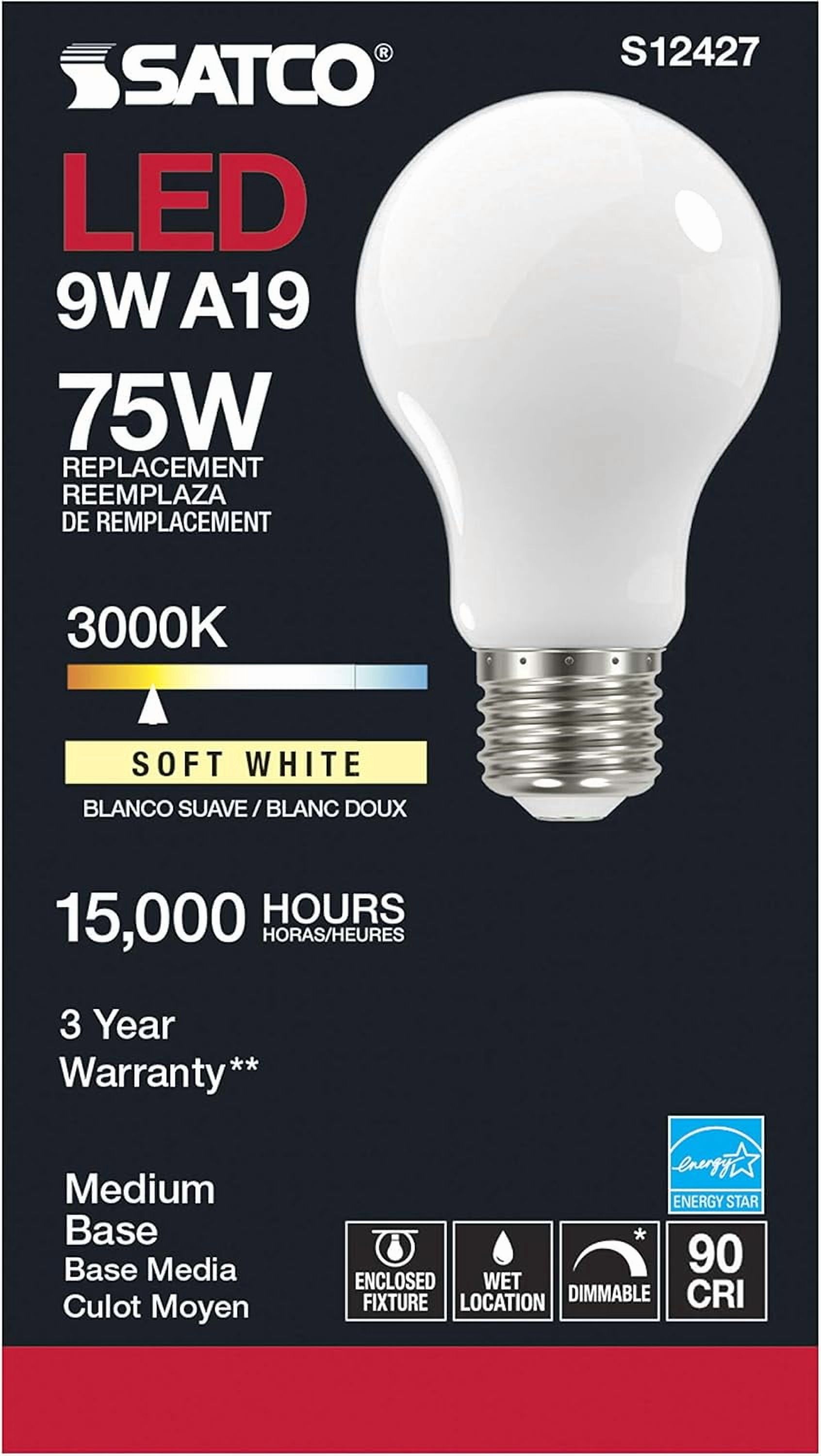 SHAANXIXIAN (6 Pack Dimmable Led Filament Lamps, S12427, High Lumens ...