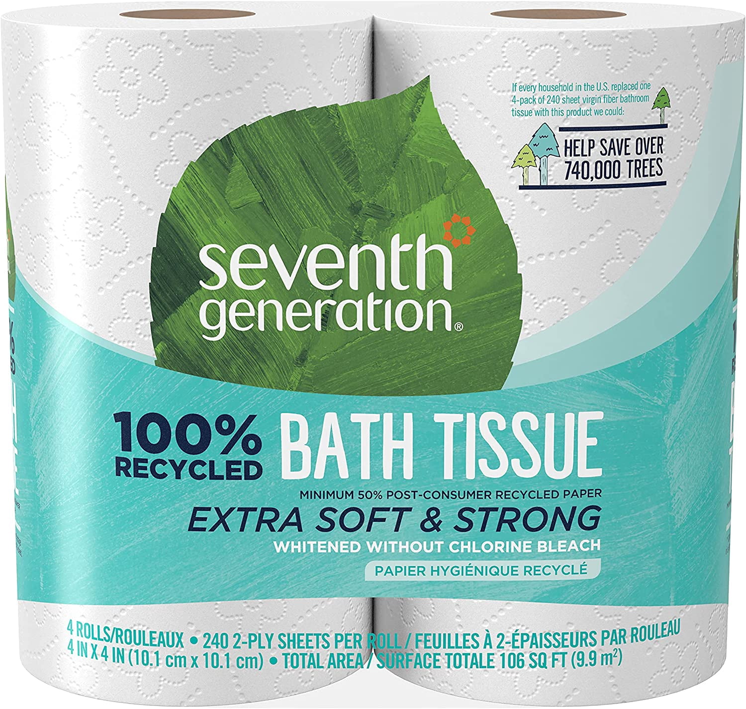 SHAANXIXIAN Bath Tissue Toilet Paper Chlorine Free 2 Ply Toilet Paper ...
