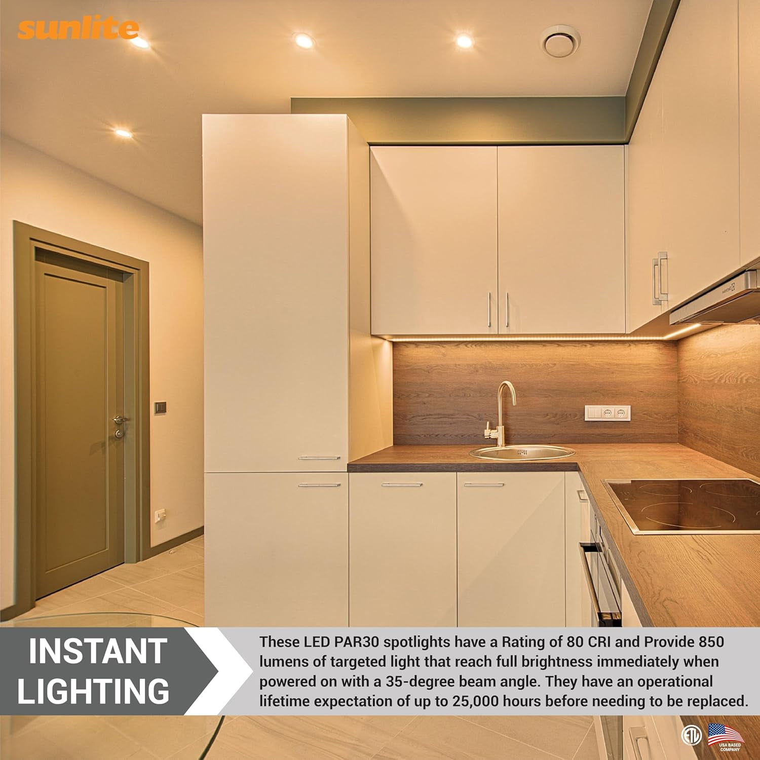 SHAANXIXIAN LED PAR30 Long Neck Recessed Light Bulb, 9 Watt, (75W EQ ...