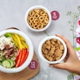 SHAANXIXIAN Plastic Bowls - 100 Count Microwavable Disposable Bowls ...