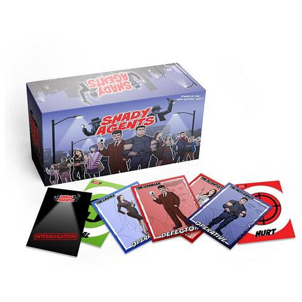 SHADY AGENTS Card Game Family Strategy Undercover - Walmart.com
