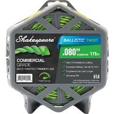 Shakespeare Mono Ballistic Trimmer Line Twist - 0.08" Diameter - 175 ft ...