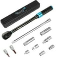 SHALL Universal Adjustable 5-60Nm Torque Wrench Set, 3/8 Drive with ...