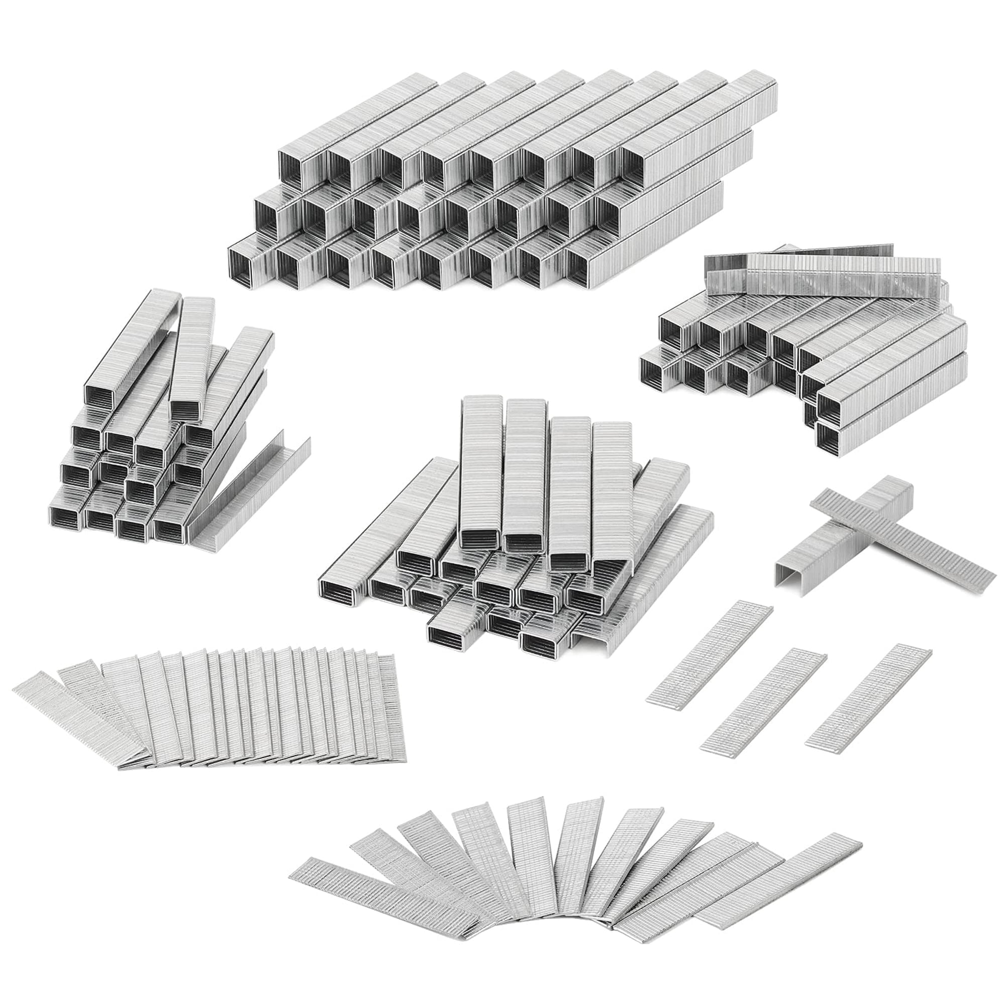 SHALL Heavy Duty Staples Kit with 8000 Staples and 18 Gauge Brad Nails ...