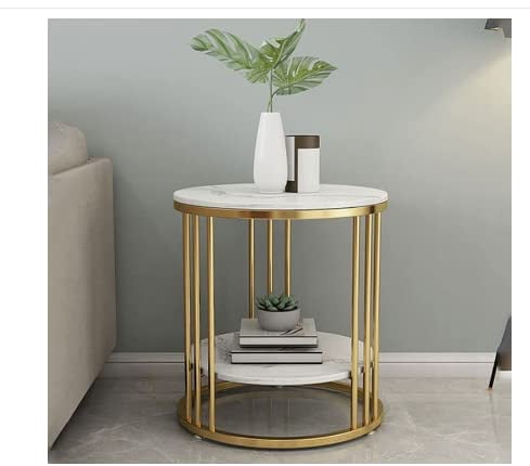 SHAMSI ARTS Round Sofa Side Table End Tables Corner Table Living Room ...