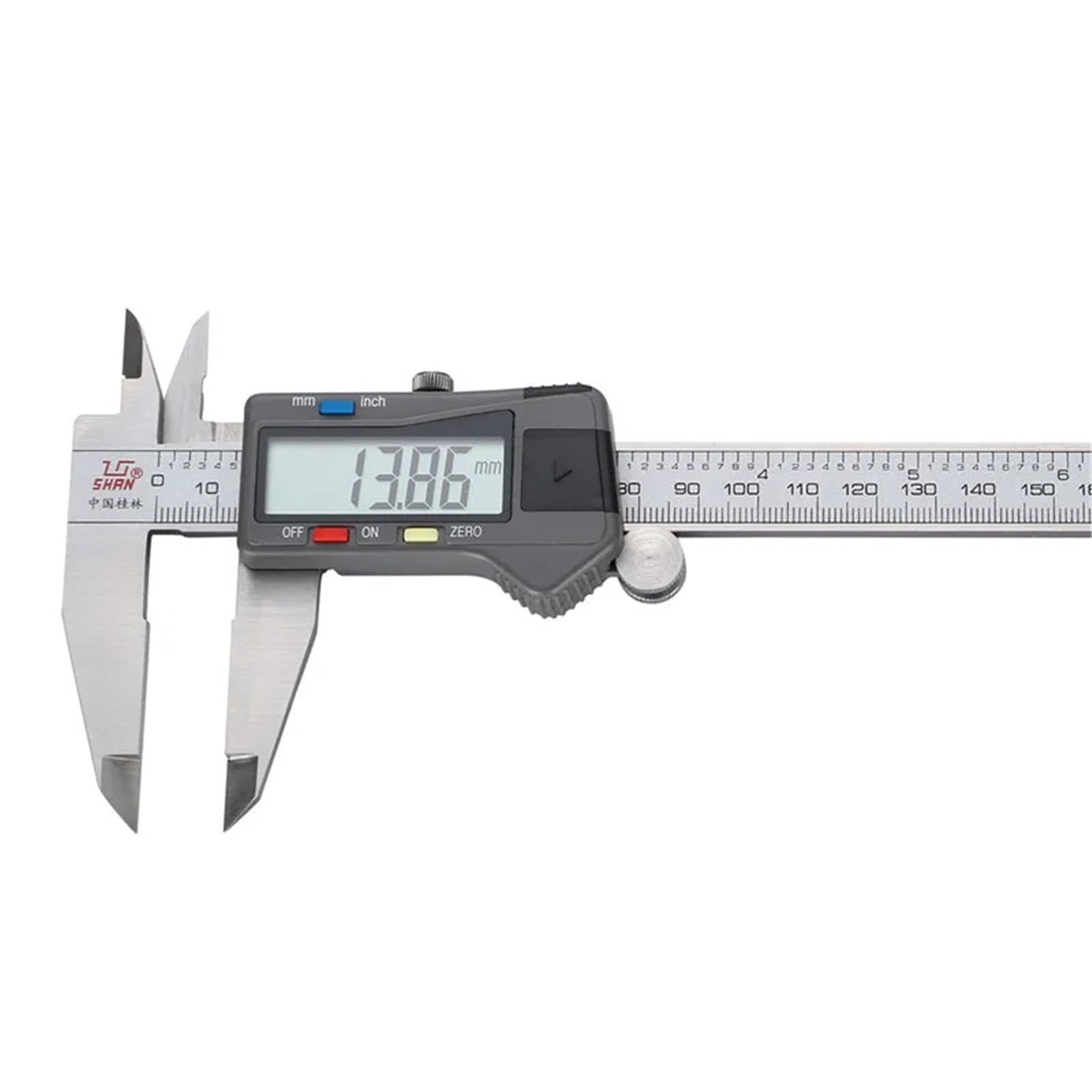 SHAN Digital Calipers 0-150/200/300/500mm Gauge Stainless Steel Ruler ...