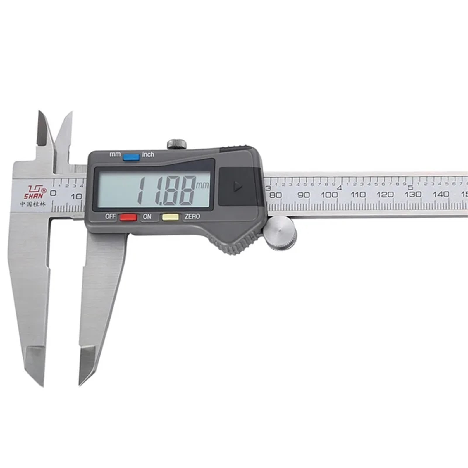 SHAN Digital Calipers 0-150/200/300/500mm Gauge Stainless Steel Ruler ...