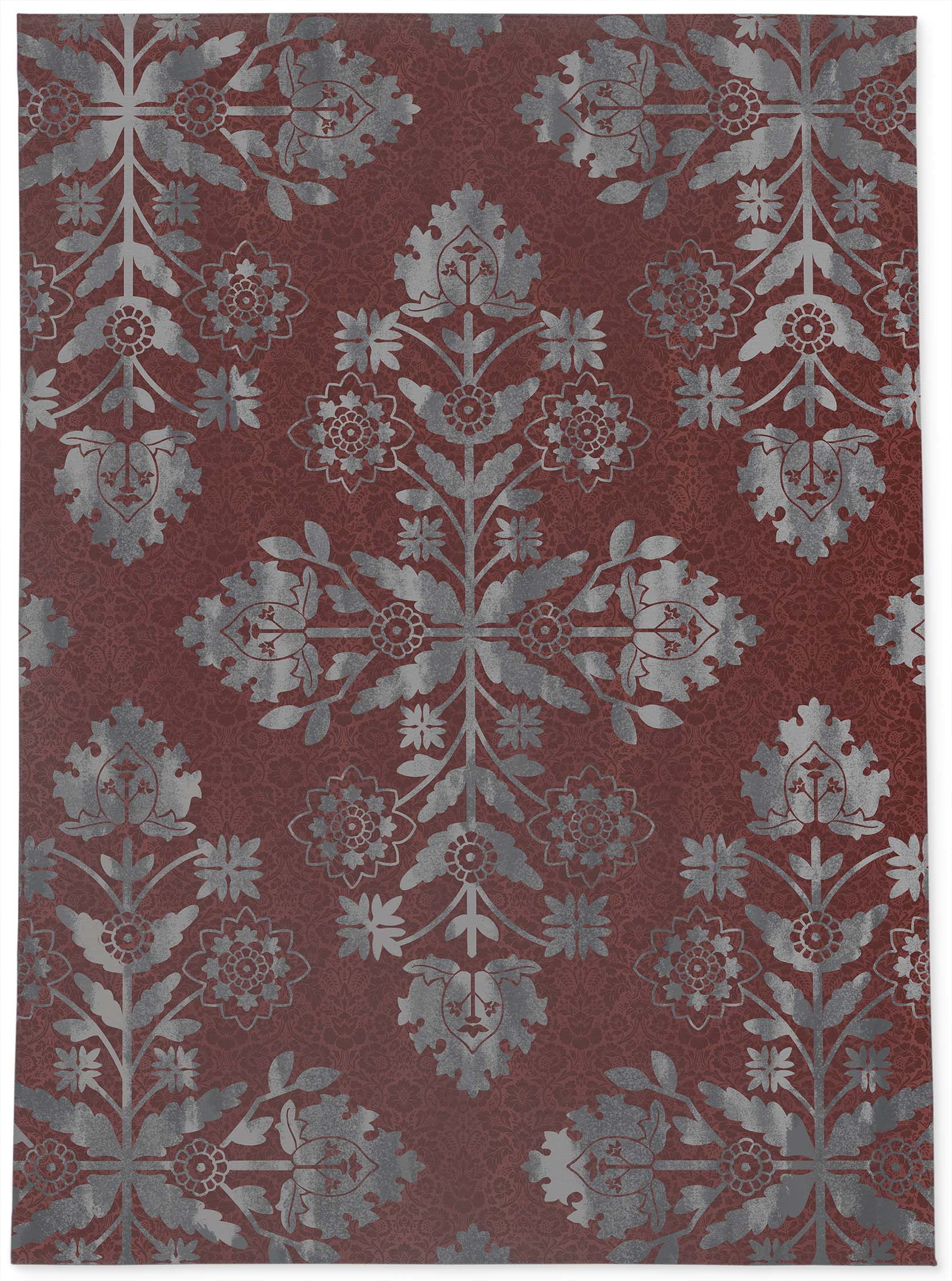 SHANE SLATE MAROON Area Rug By Kavka Designs - Walmart.com