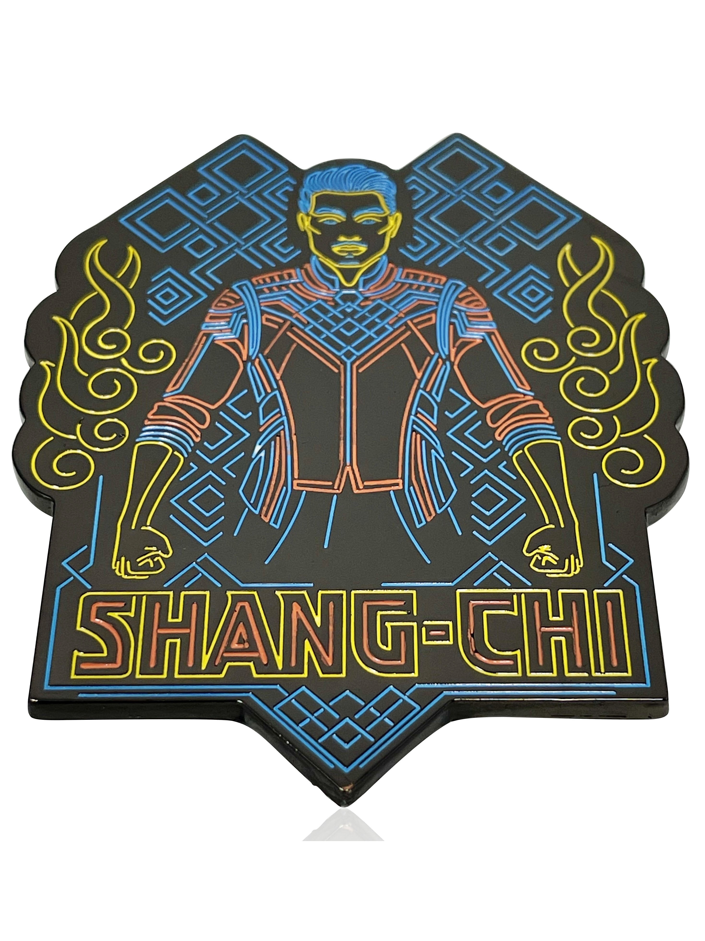 SHANG-CHI XL NEON PIN, Rare Licensed UV Glow Reactive Marvel Studios ...