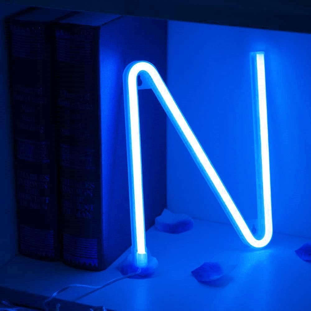 SHANJIA Upgraded Version Neon Letter, LED Alphabet Lights Up Letters ...