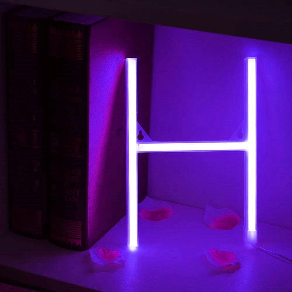 SHANJIA Upgraded Version Neon Letter, LED Alphabet Lights Up Letters ...