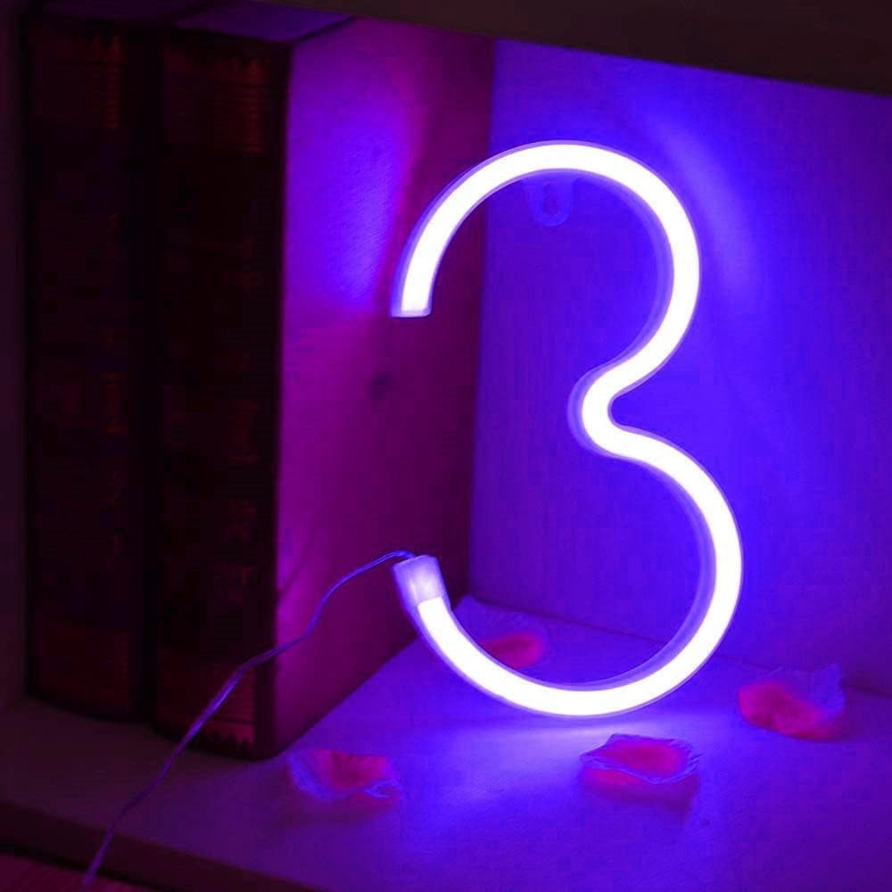 SHANJIA Upgraded Version Neon Letter, LED Alphabet Lights Up Letters ...