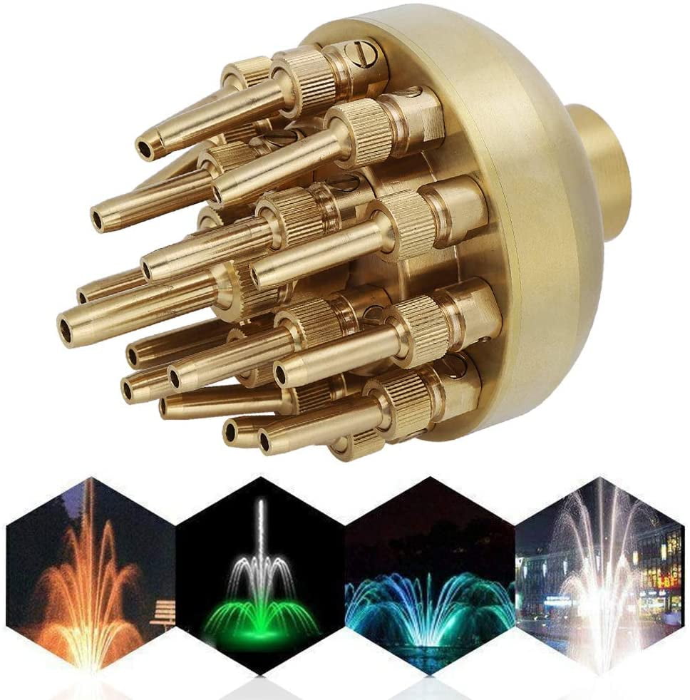 SHANNA 3 Tier Water Fountain Nozzle Spray Adjustable Pond Sprinkler ...