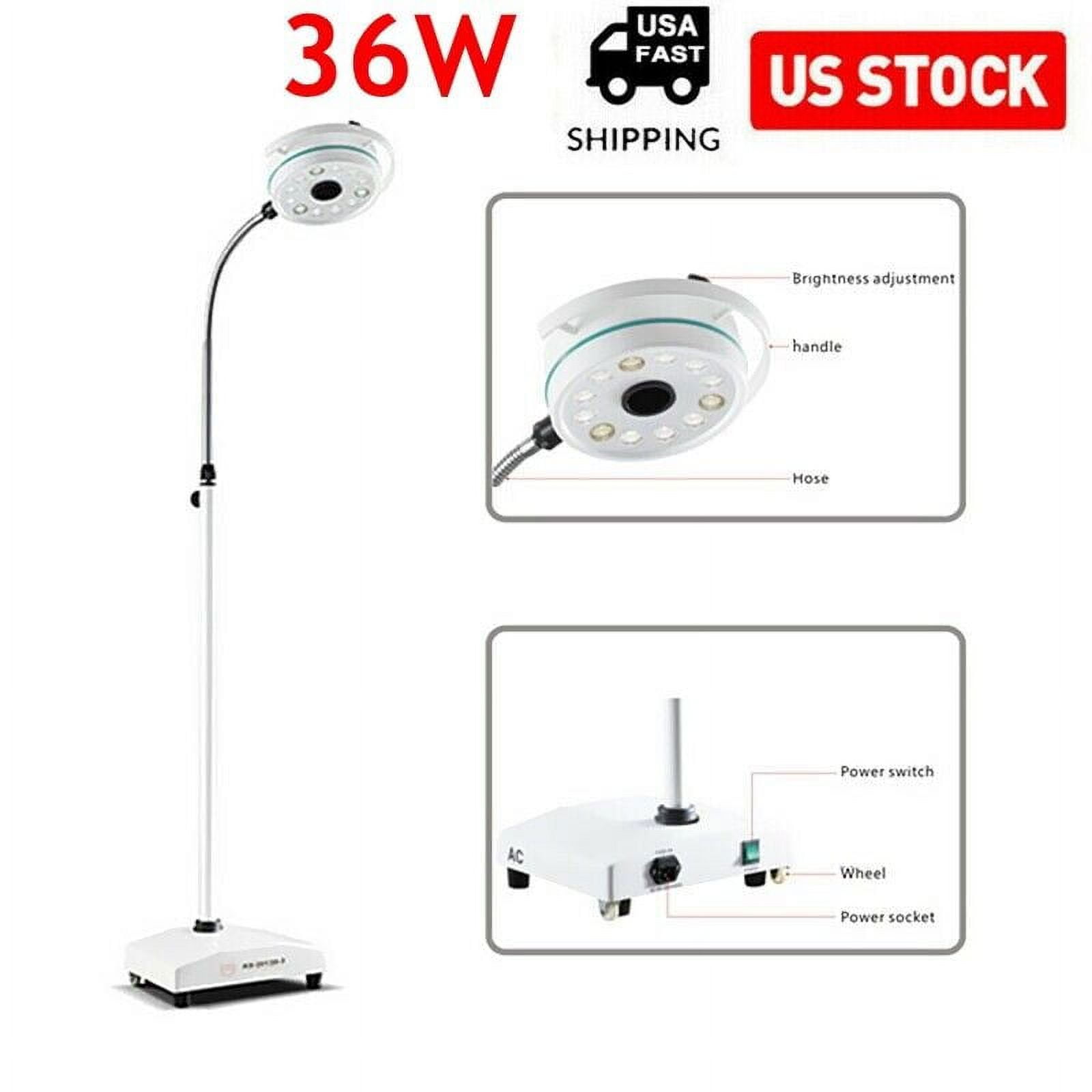 SHANNA 36W LED Dental Mobile Surgical Examination Light Shadowless ...