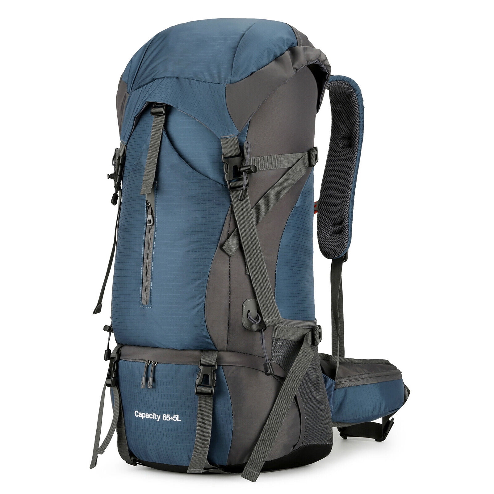 SHANNA 70L Waterproof Hiking Camping Backpack with Rain Cover Camping ...