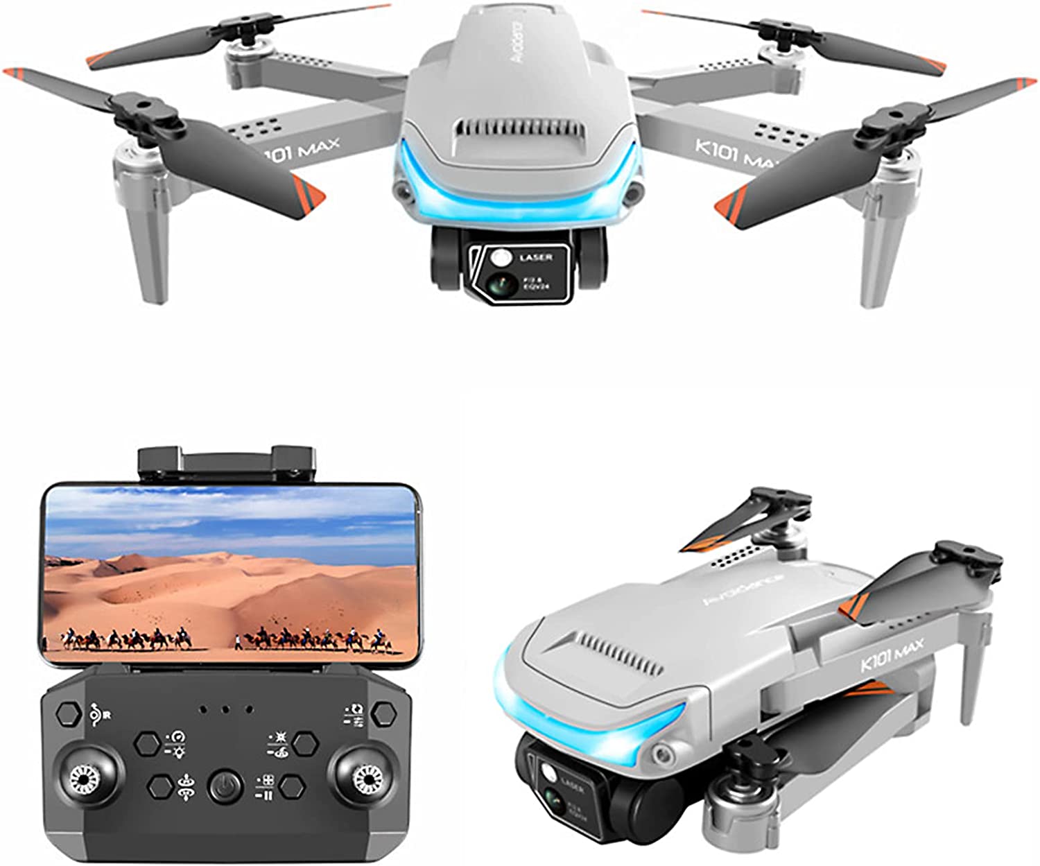 SHANNA Foldable Drone with HD FPV Camera for Adults Children Beginners ...
