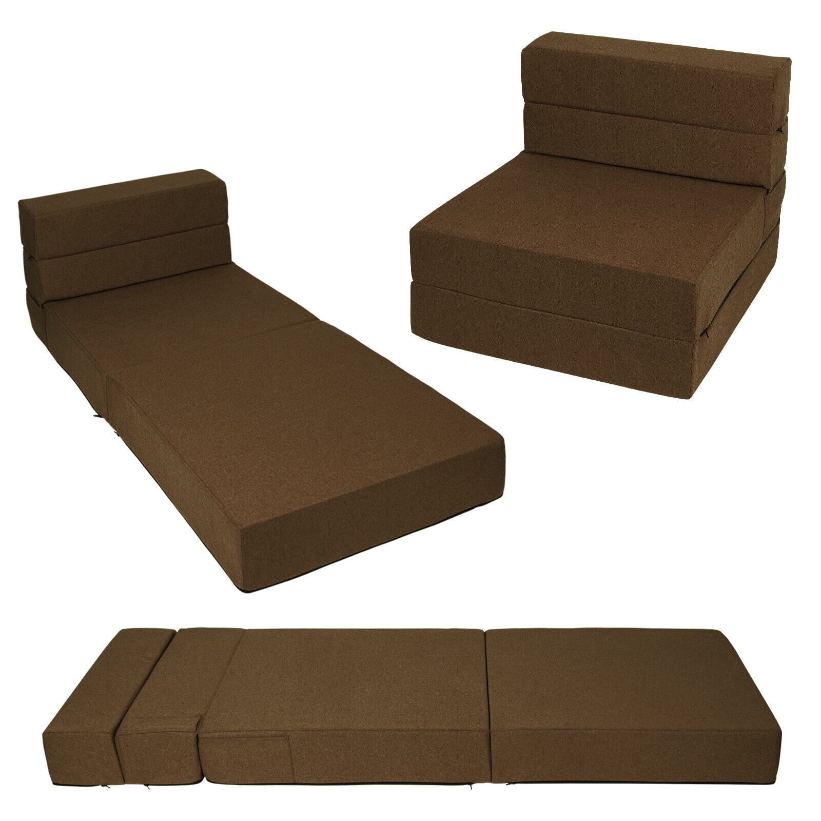 SHANNA Foldable Sofa Bed Floor , Convertible Sleeper Chair Floor Couch ...