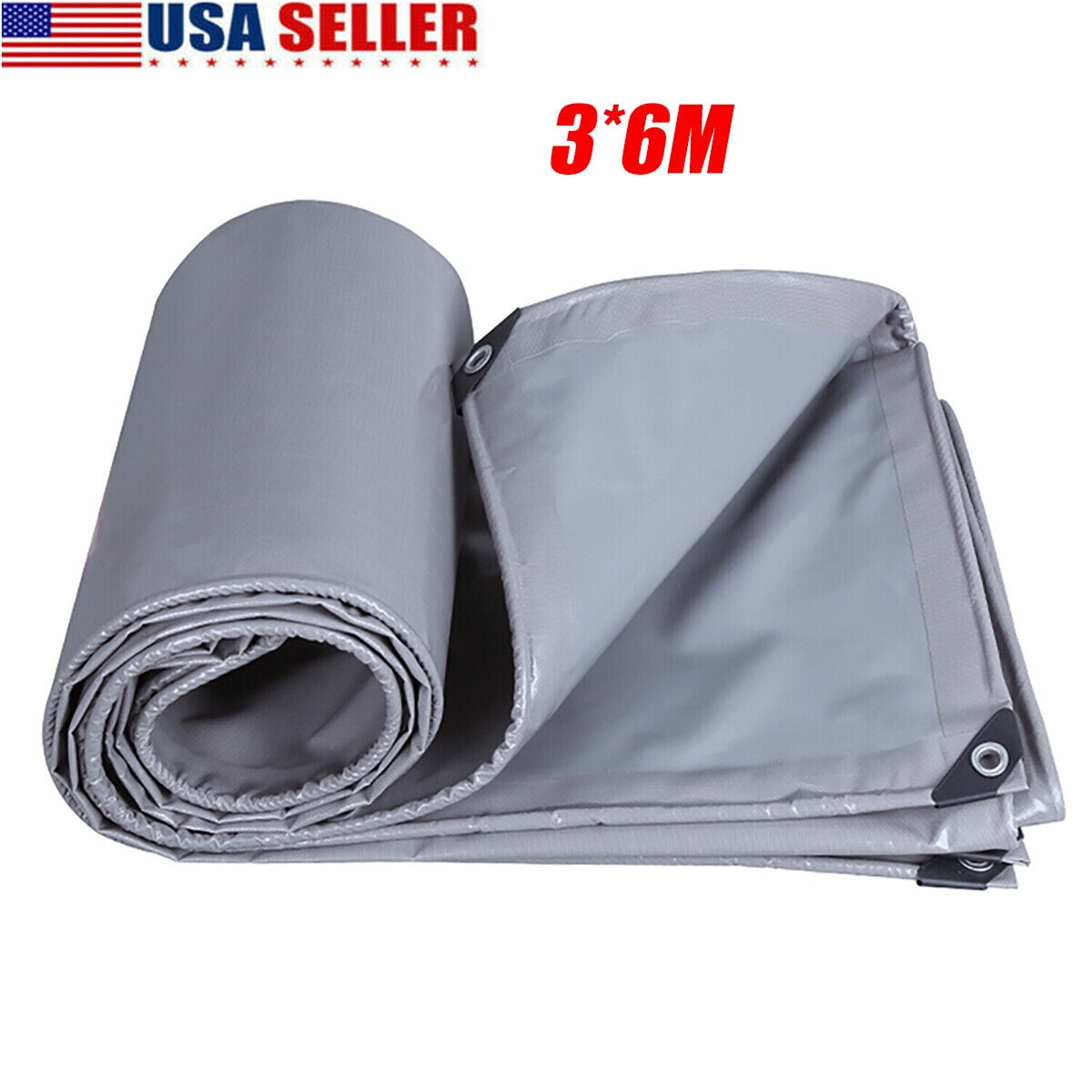 SHANNA Heavy Duty Tarpaulin Canopy Cover UV Resistant Waterproof PVC ...