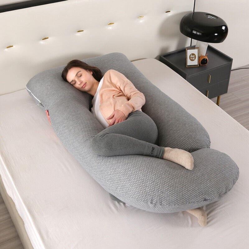 SHANNA J-Shape Pregnancy Pillow Full Body Maternity Pillow for Pregnant ...